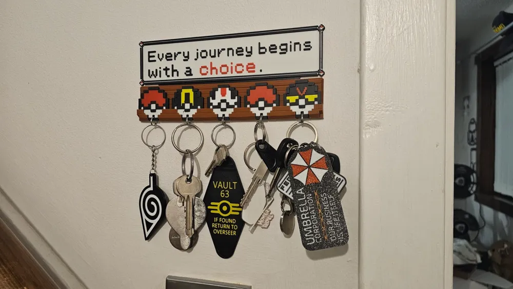 Pokemon key hanger set, pick your pokemon by NSprintsMakerWorld ...