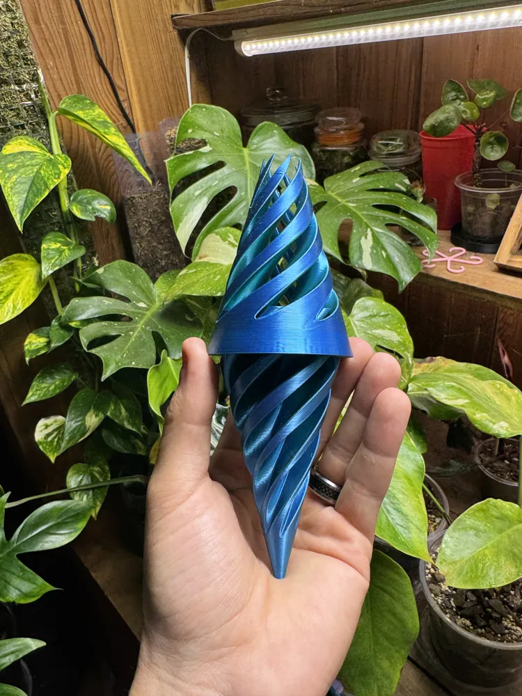 Spiral Pass-Through Fidget Cone by CannonCreations MakerWorld: Download ...