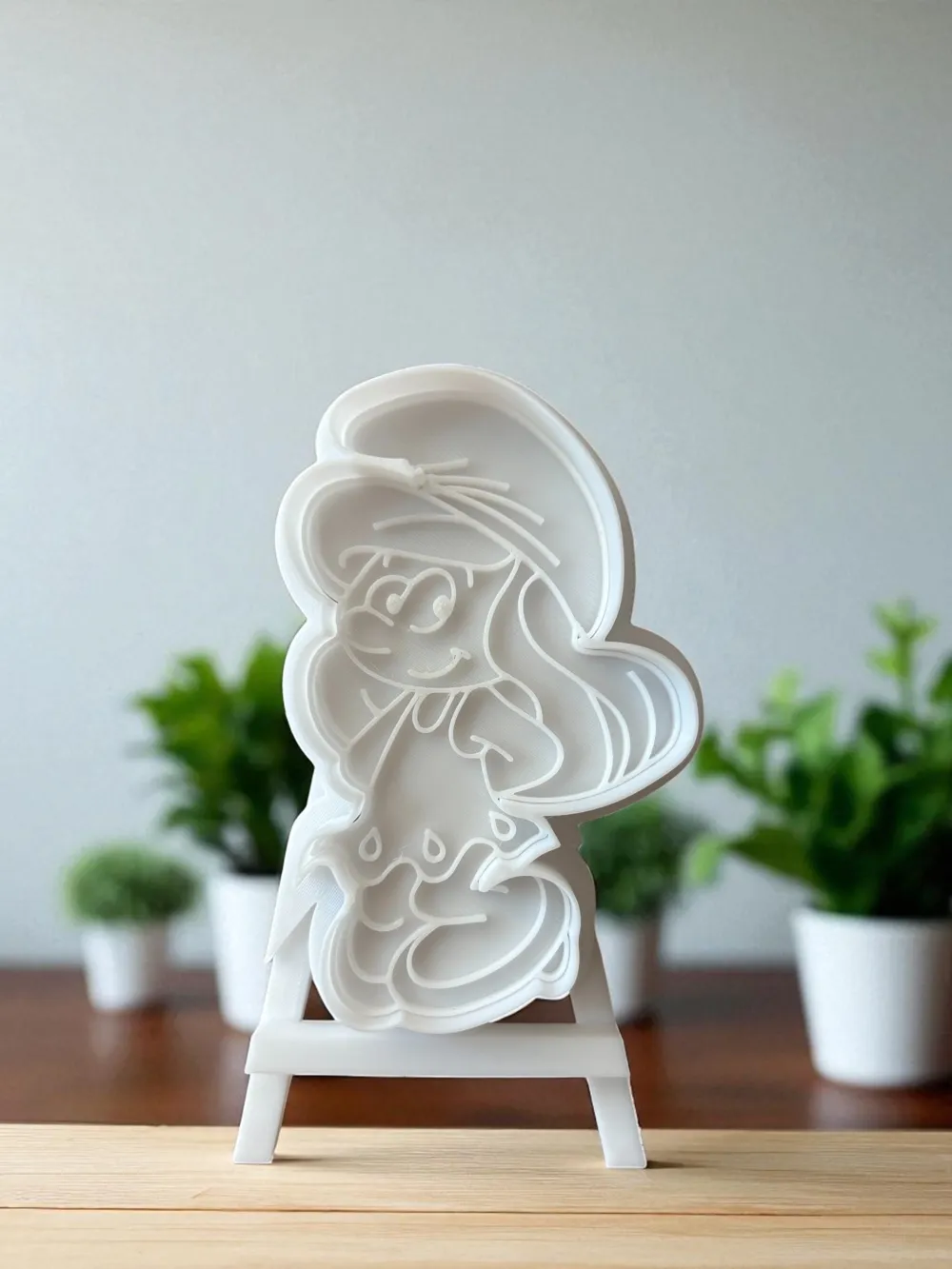 Smurfette - cookie cutter+ stamp - Free 3D Print Model - MakerWorld