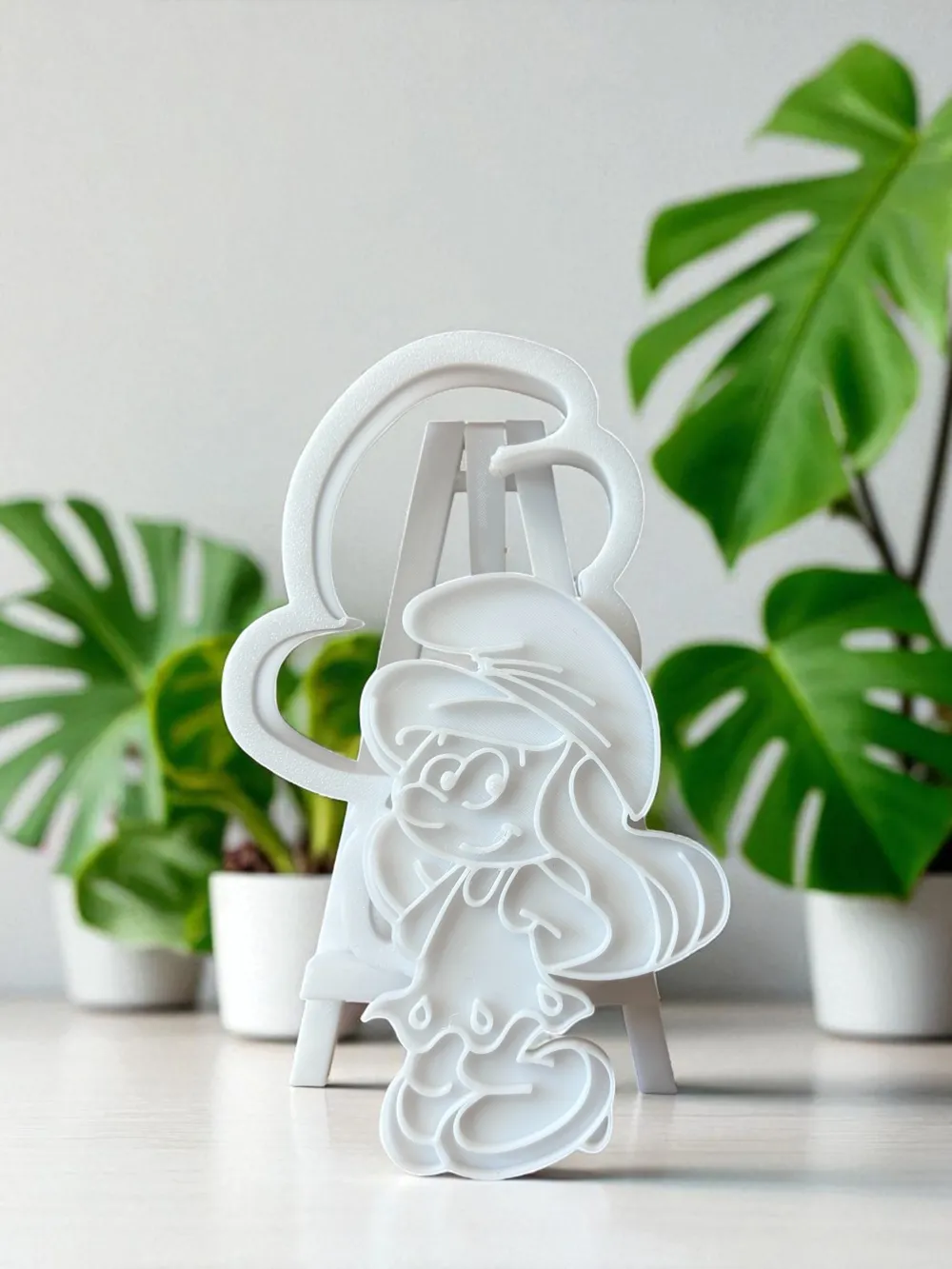 Smurfette - cookie cutter+ stamp - Free 3D Print Model - MakerWorld