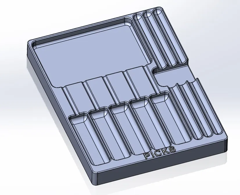 Harbor Freight Mini Pick Set Gridfinity - Free 3D Print Model - MakerWorld