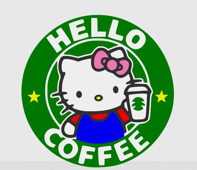 Hello Kitty Coaster by Bromigo77 - MakerWorld