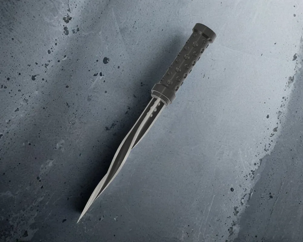 Tri Blade Twisted Dagger by TheFileForge MakerWorld: Download Free 3D ...