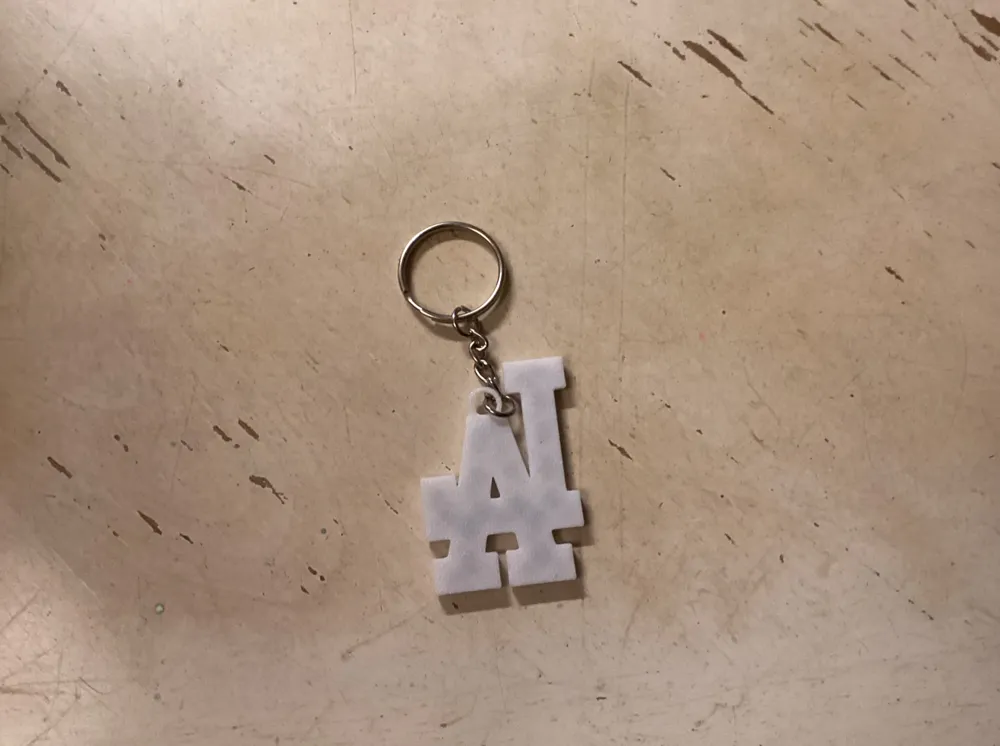 LA Dodgers Keychain - Free 3D Print Model - MakerWorld