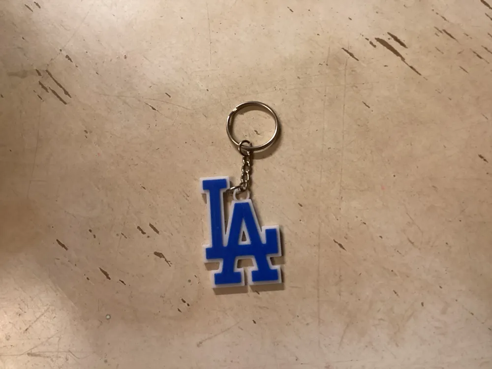 LA Dodgers Keychain by Quad A Printing MakerWorld: Download Free 3D Models