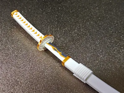 [MiniBlade]Demon slayer Sword Agatsuma Zenitsu by hwch19 MakerWorld ...