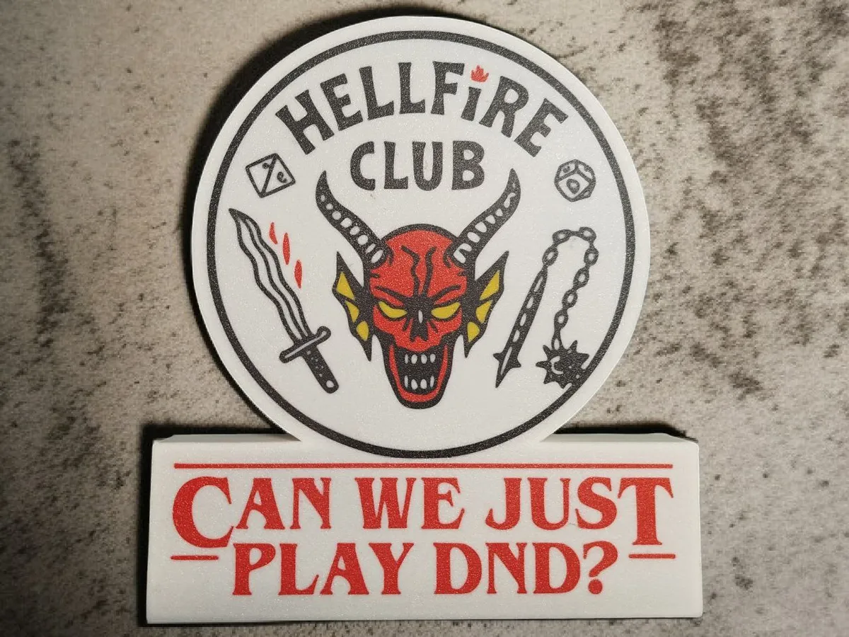 Hellfire DND litebox Stranger Things - Free 3D Print Model - MakerWorld