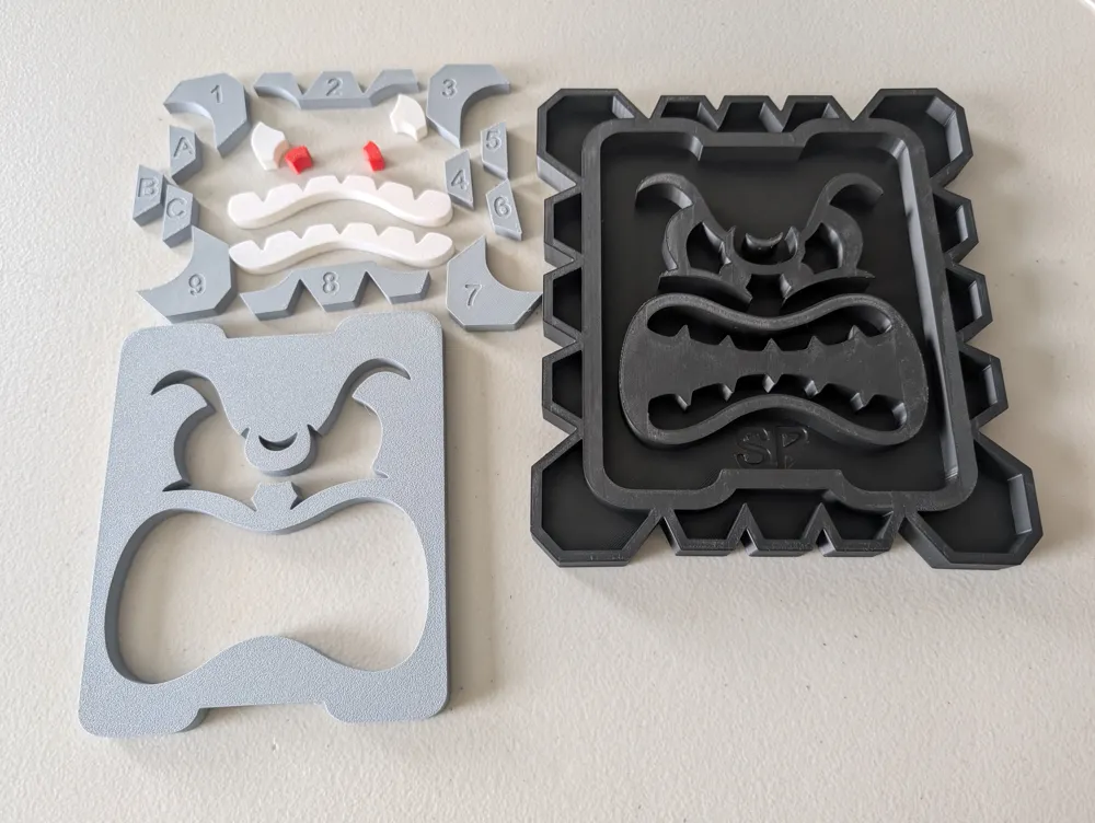 Mario Thwomp Wall Decor (No AMS) by Sage Prints and Design MakerWorld ...