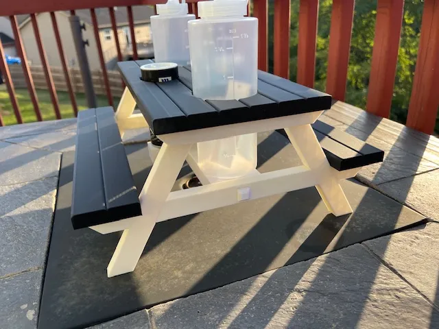 Picnic Table Condiment Holder - Free 3D Print Model - MakerWorld