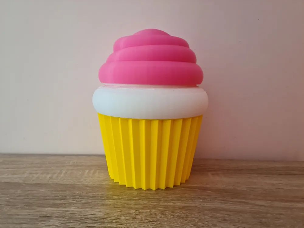 Cup Cake Screw Top Container by lryan7310 MakerWorld: Download Free 3D Models