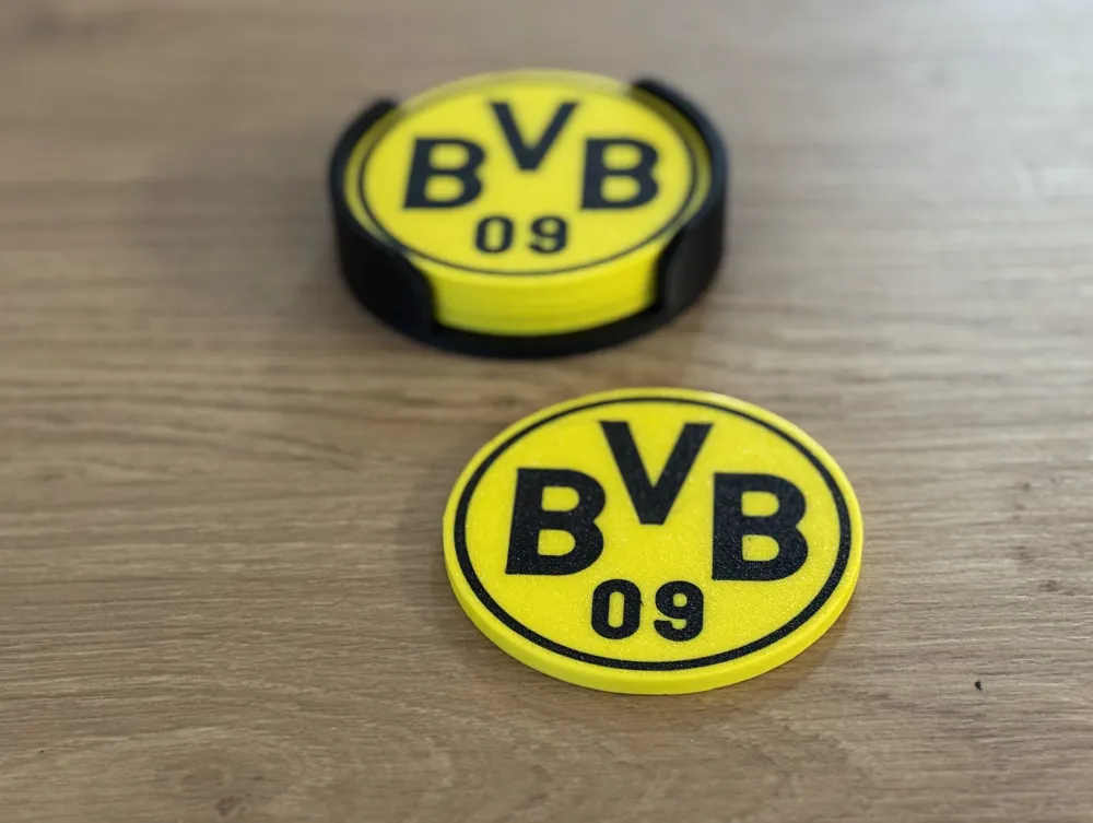 Coaster BVB / Untersetzer BVB von Don Manfredo MakerWorld: Kostenlose ...