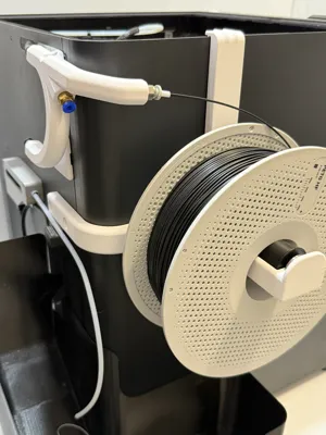 Side Spool Holder / Side Mount for Bambu Lab P1/X1 - Free 3D Print ...