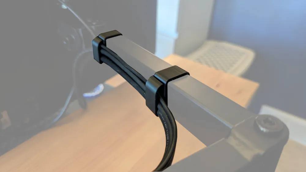 VIVO Monitor Desk Mount/Stand Cable Clips by Ben Brandt - MakerWorld