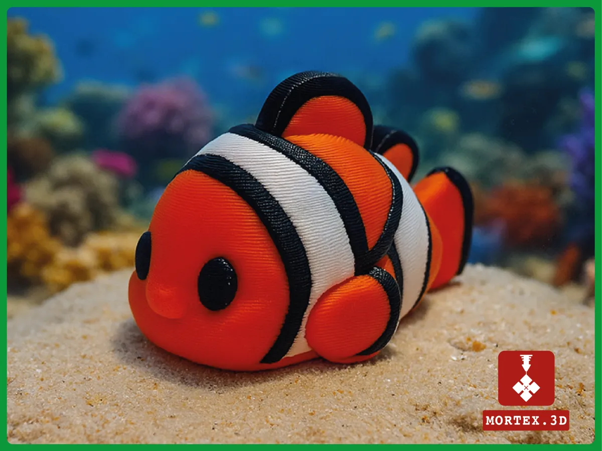 Small Clown Fish sea buddy - Free 3D Print Model - MakerWorld