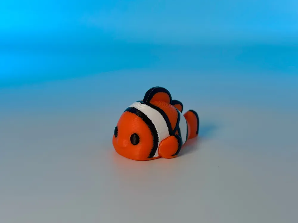 Small Clown Fish sea buddy - Free 3D Print Model - MakerWorld