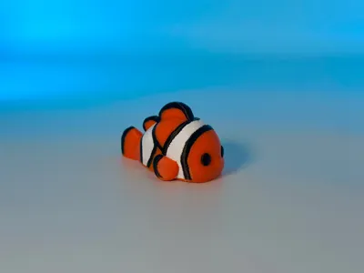 Small Clown Fish sea buddy - Free 3D Print Model - MakerWorld