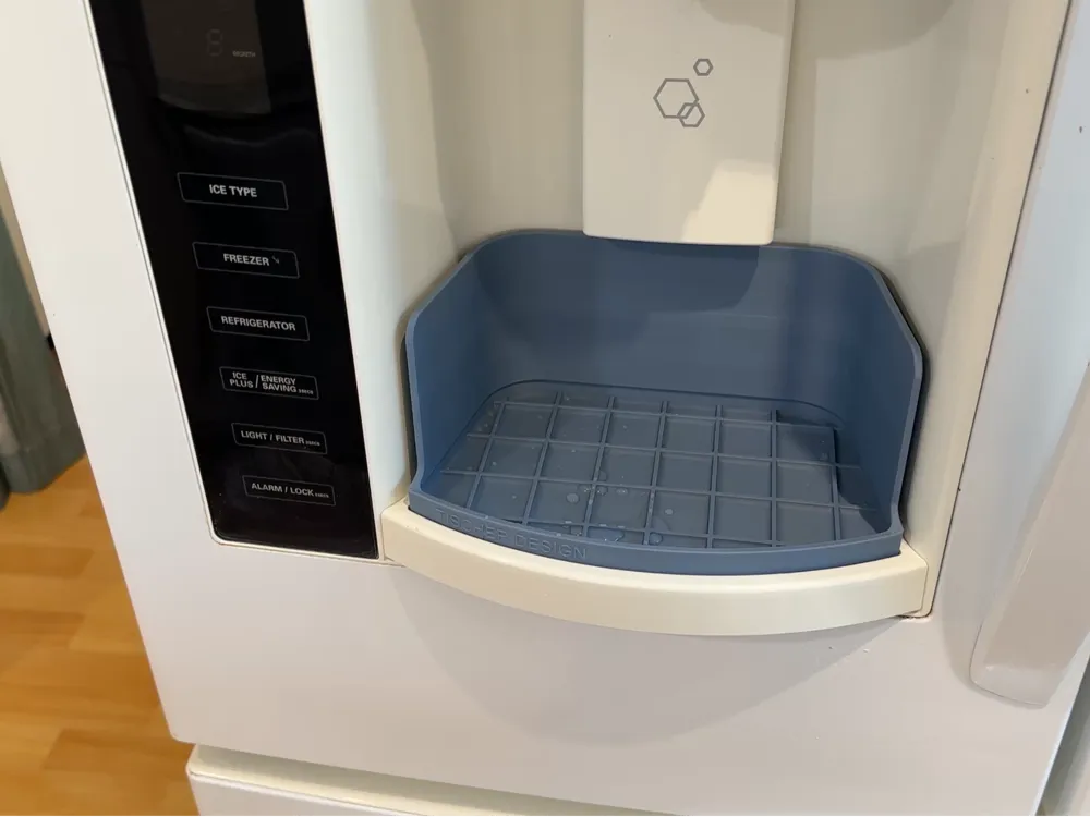 LG Fridge drip tray ice maker avoid rust - Free 3D Print Model - MakerWorld