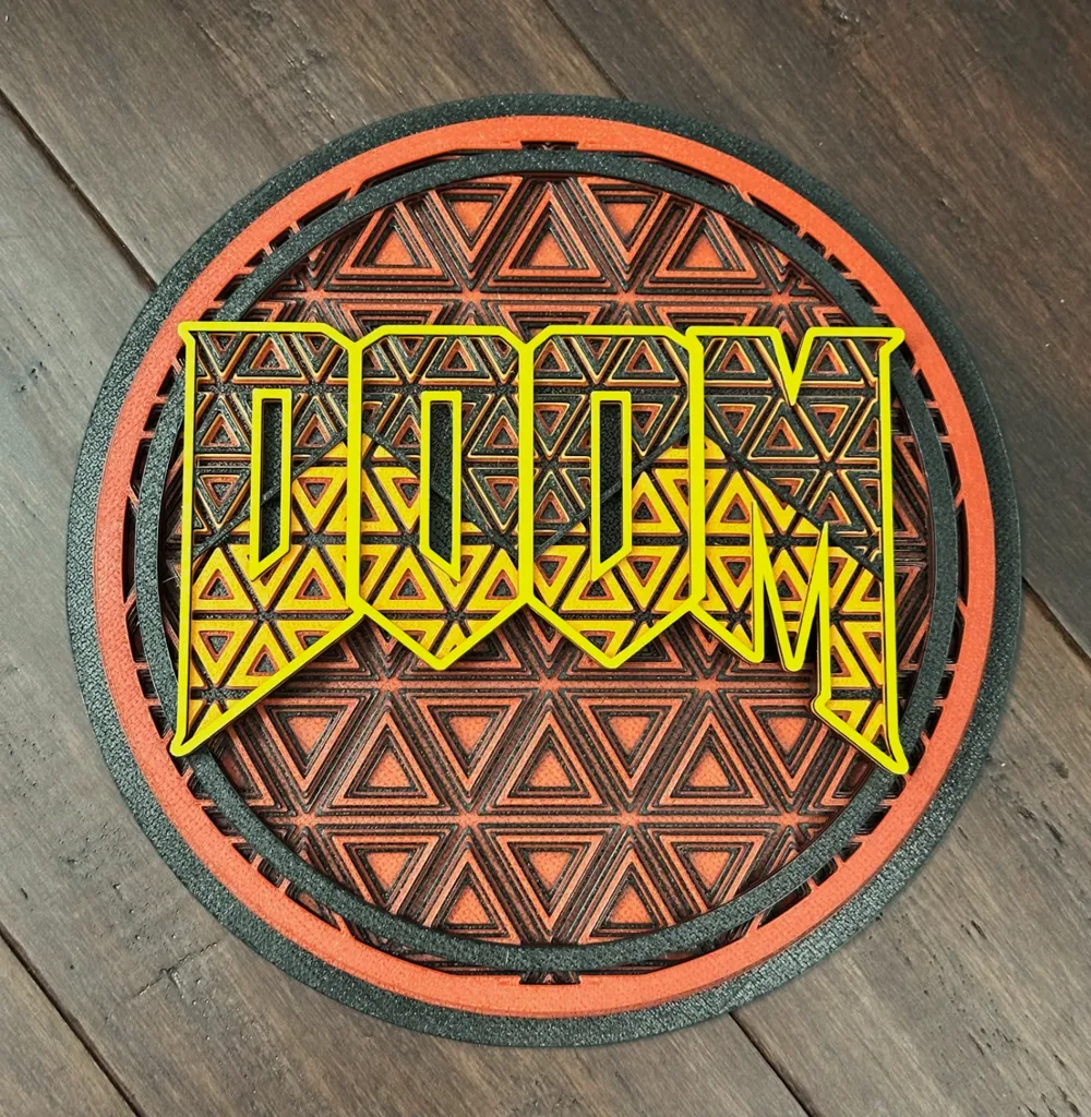 Doom Mosaic by Luke's 3D Prints - MakerWorld