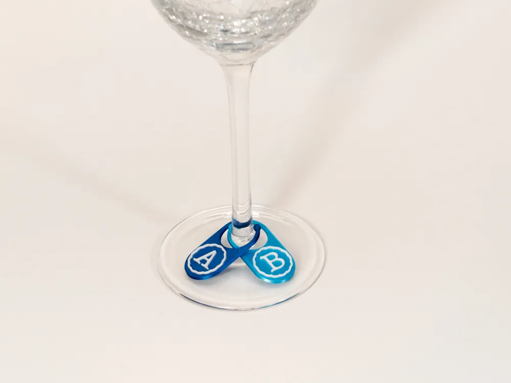 Alphabet Wine Glass Charms - Free 3D Print Model - MakerWorld