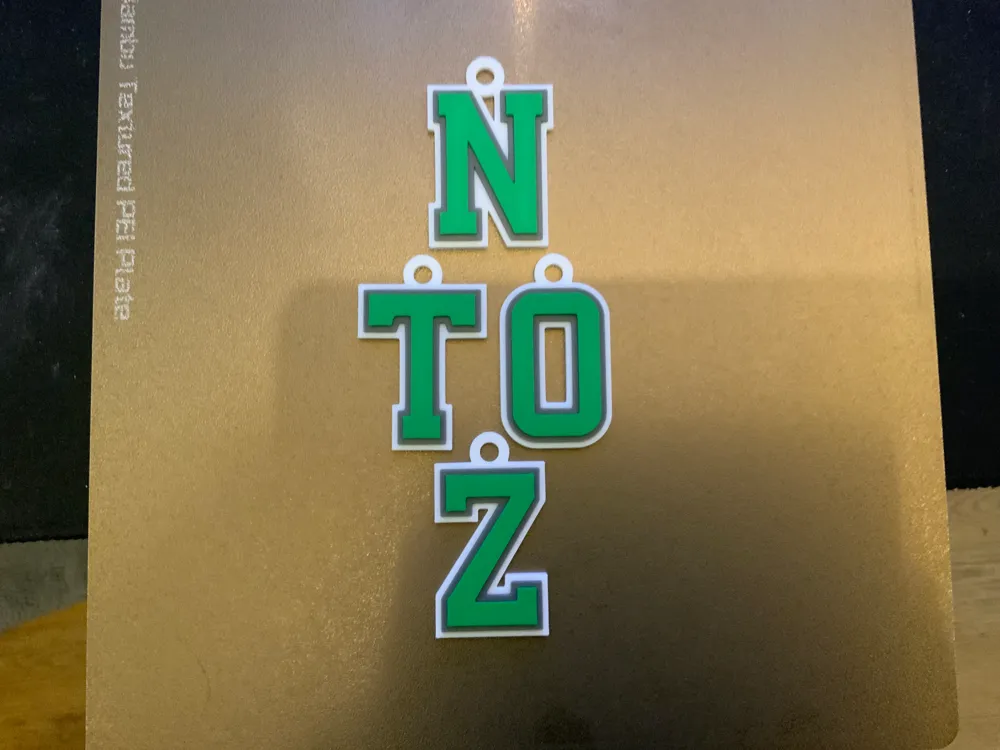 varsity style alphabet keychain 2 free commercial by dominator334 ...