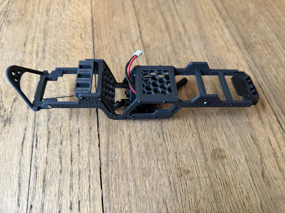 SCX24 LCG Full length Chassis to mount f/r bumpers Remixed by ...