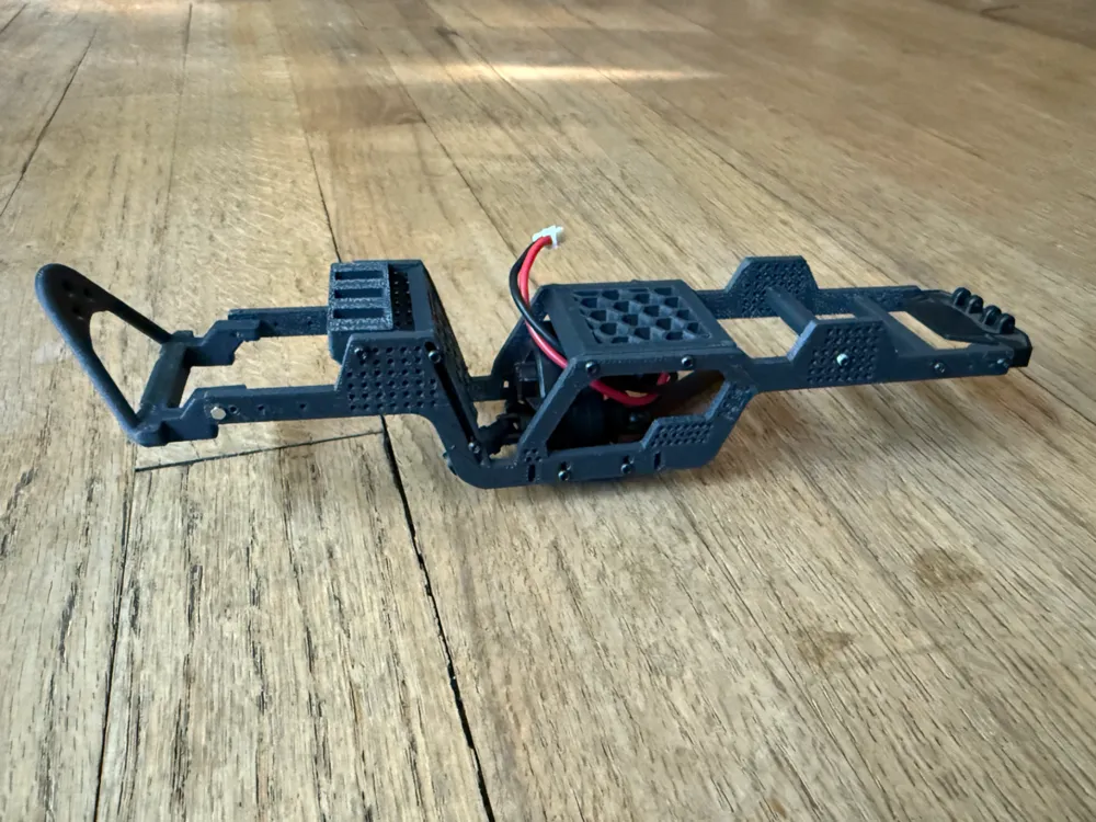 SCX24 LCG Full length Chassis to mount f/r bumpers Remixed by ...