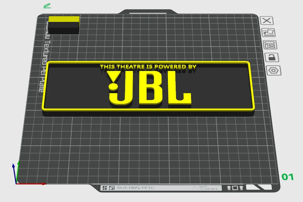Plaque logo JBL by sakes MakerWorld: Download Free 3D Models