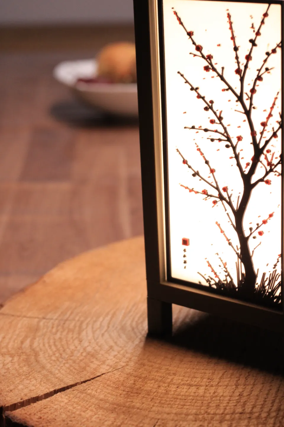 Shoji Art Lamp – Sakura & Kanagawa LED - Free 3D Print Model - MakerWorld