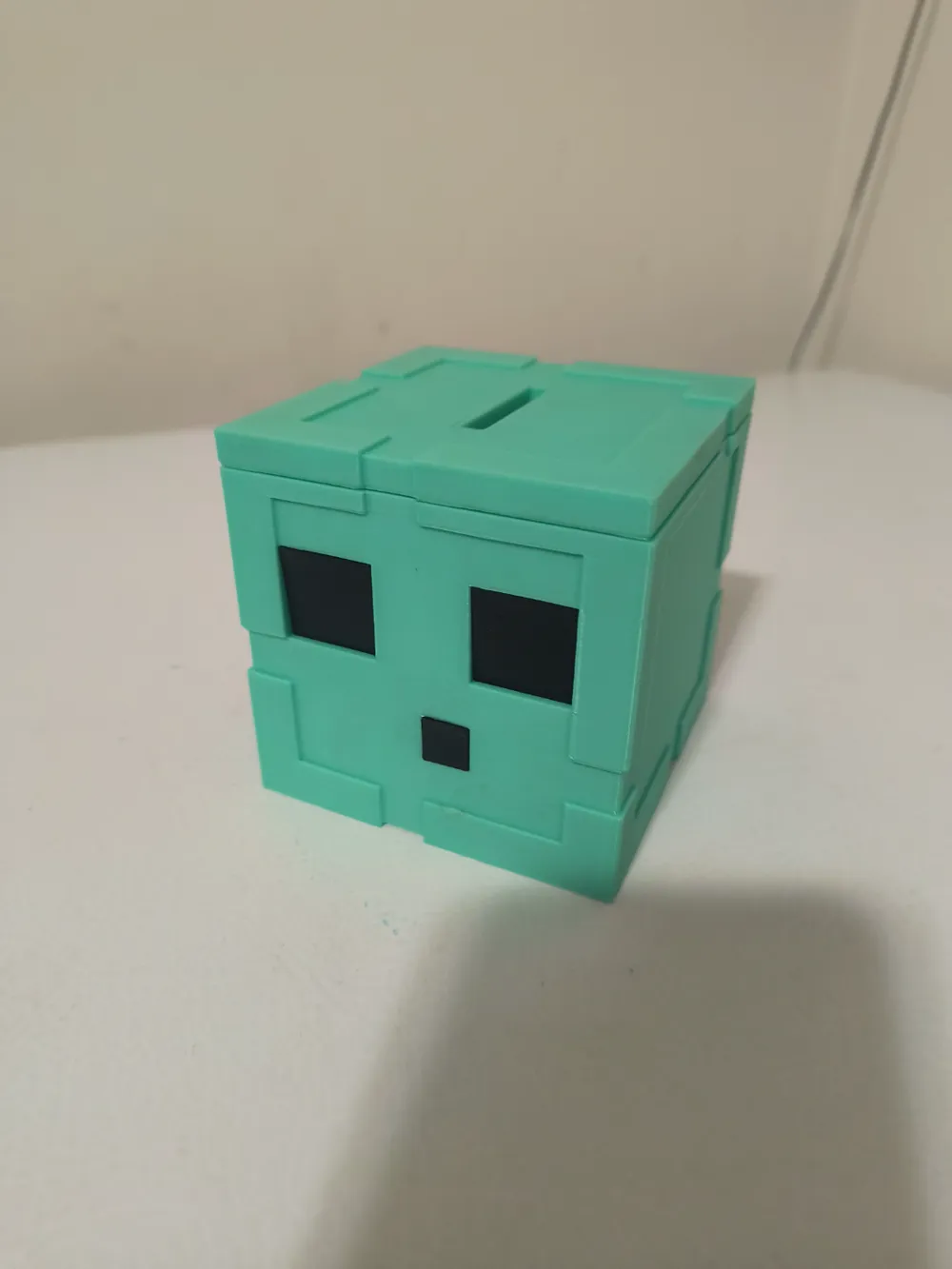 Minecraft slime coin box by Nismo3DprintMakerWorld: Download Free 3D Models