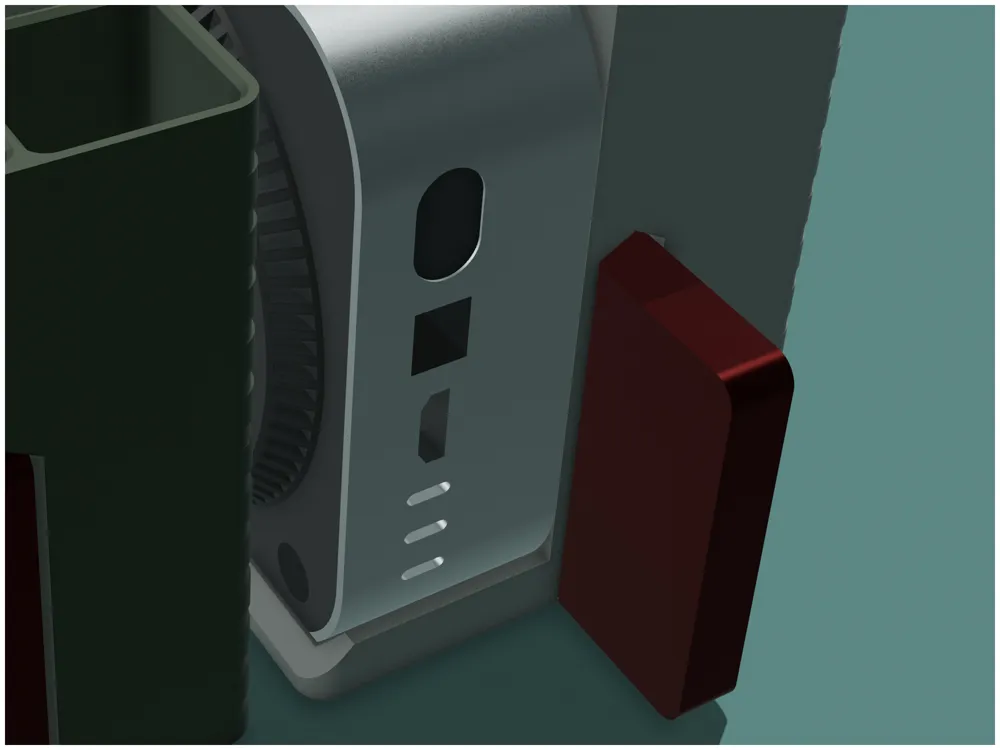 QUAD - Mac Mini M4 2025 - Soporte de escritorio / Organizado por Totem ...