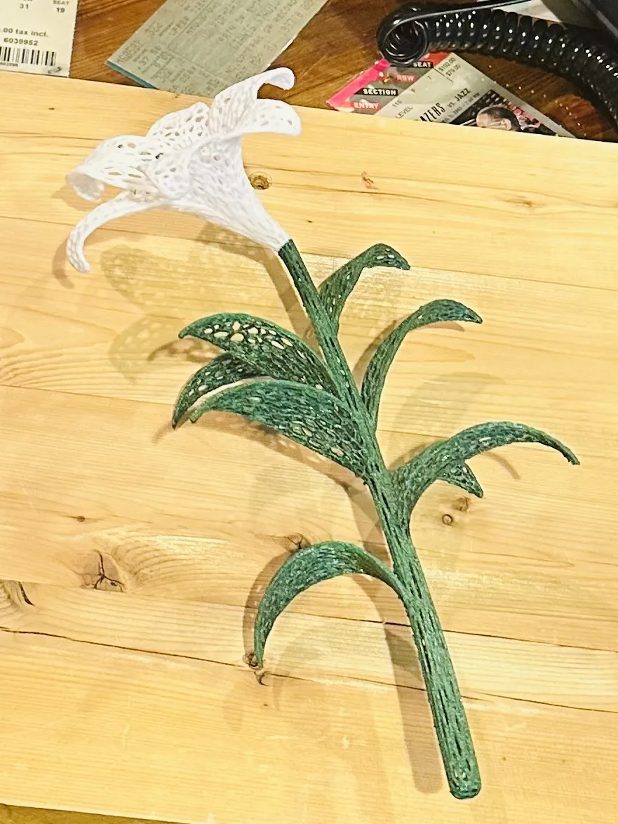 Long Stem Lily - Multiple Variations - Easter - Free 3D Print Model ...