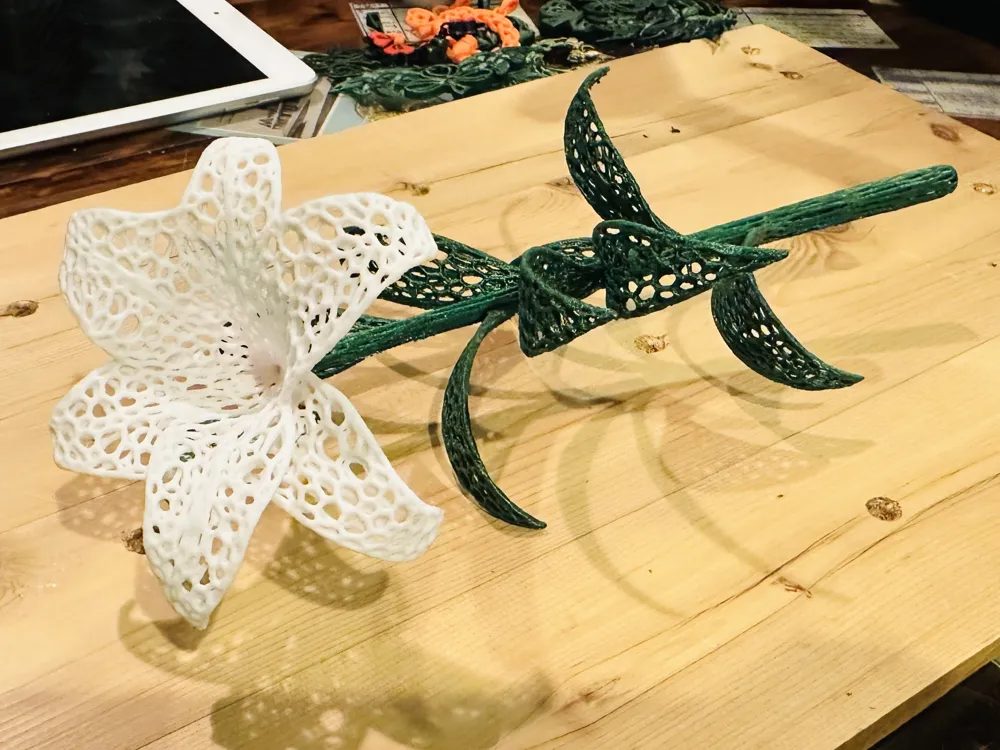 Long Stem Lily - Multiple Variations - Easter - Free 3D Print Model ...