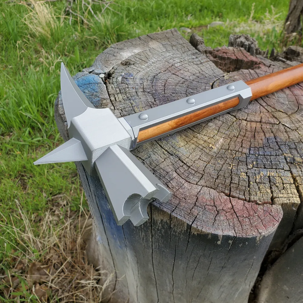 Medieval War Hammer and pommel - Free 3D Print Model - MakerWorld