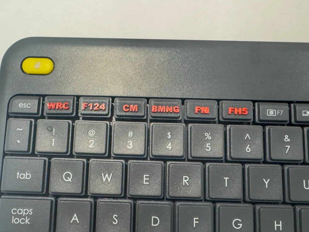 Logitech k400 Plus Action Buttons Remixed by Anem - MakerWorld