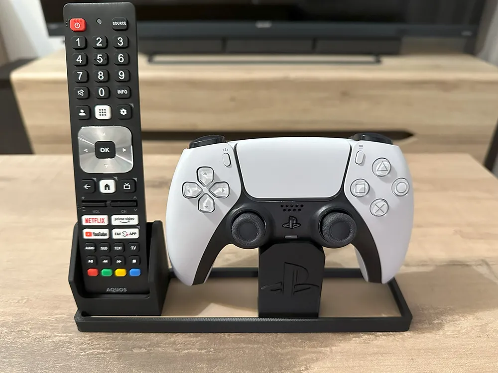DualStand Black – PlayStation 5 Controller & Remote Holder - Free 3D ...