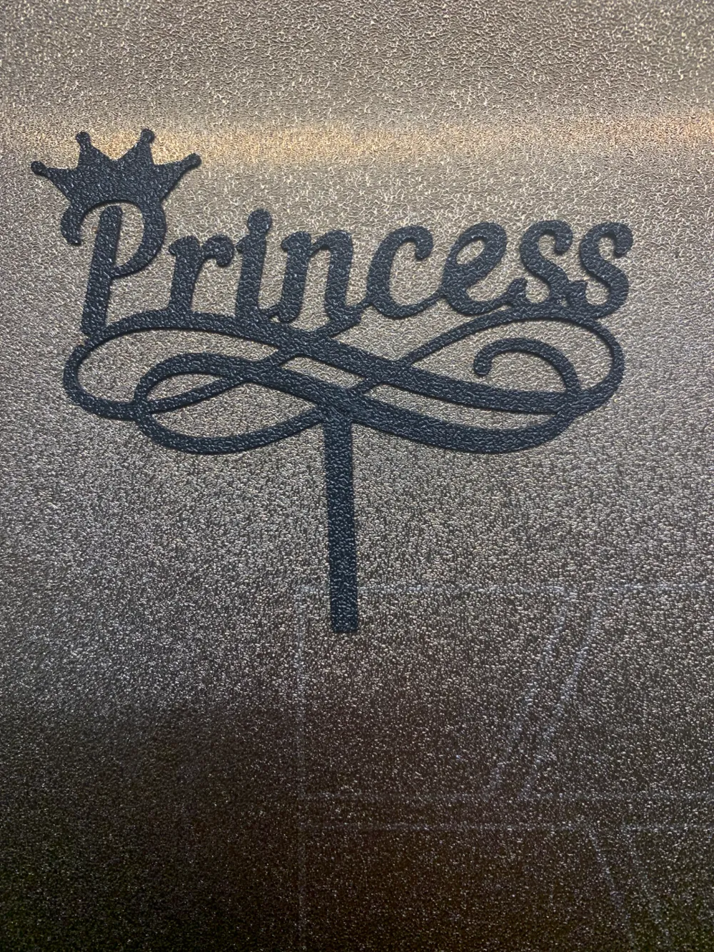 Princess cake topper - Free 3D Print Model - MakerWorld