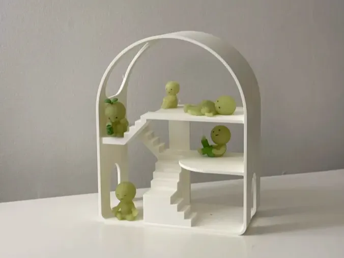 Smiski Mini Figure House - Free 3D Print Model - MakerWorld