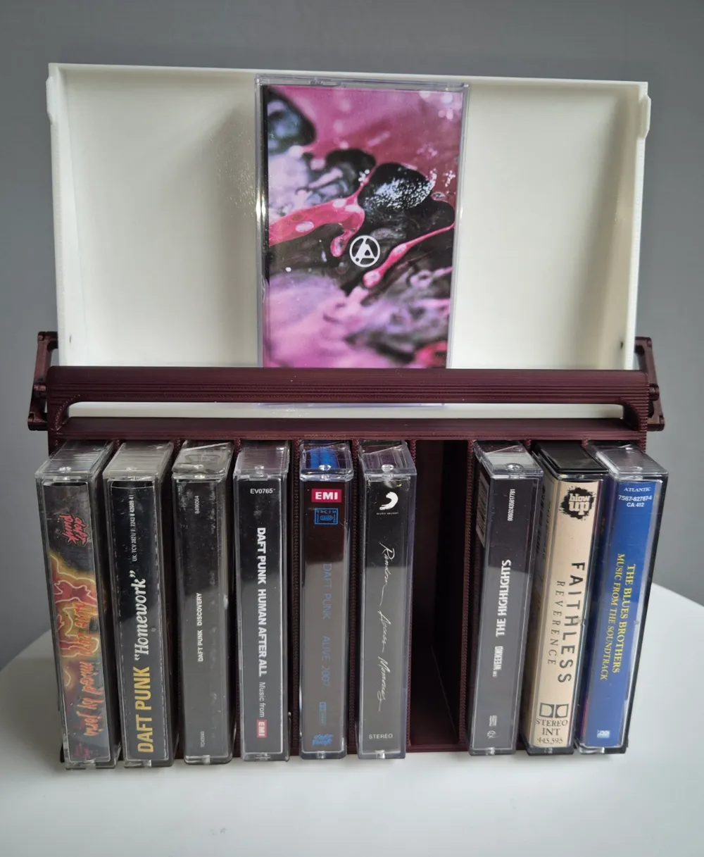 Cassette CarryBox – Retro Tape Display Case by DjJoris - MakerWorld