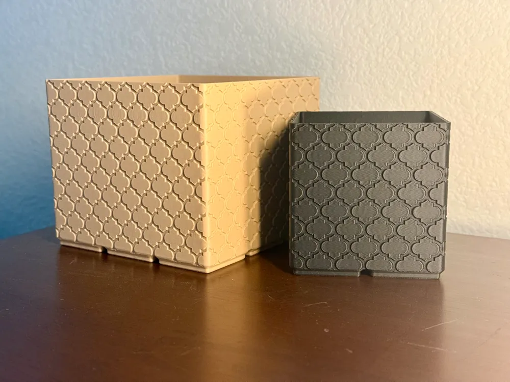 Gridfinity Moroccan Mosaic Planter Bins (11 Sizes) by Hopper_Dropper ...