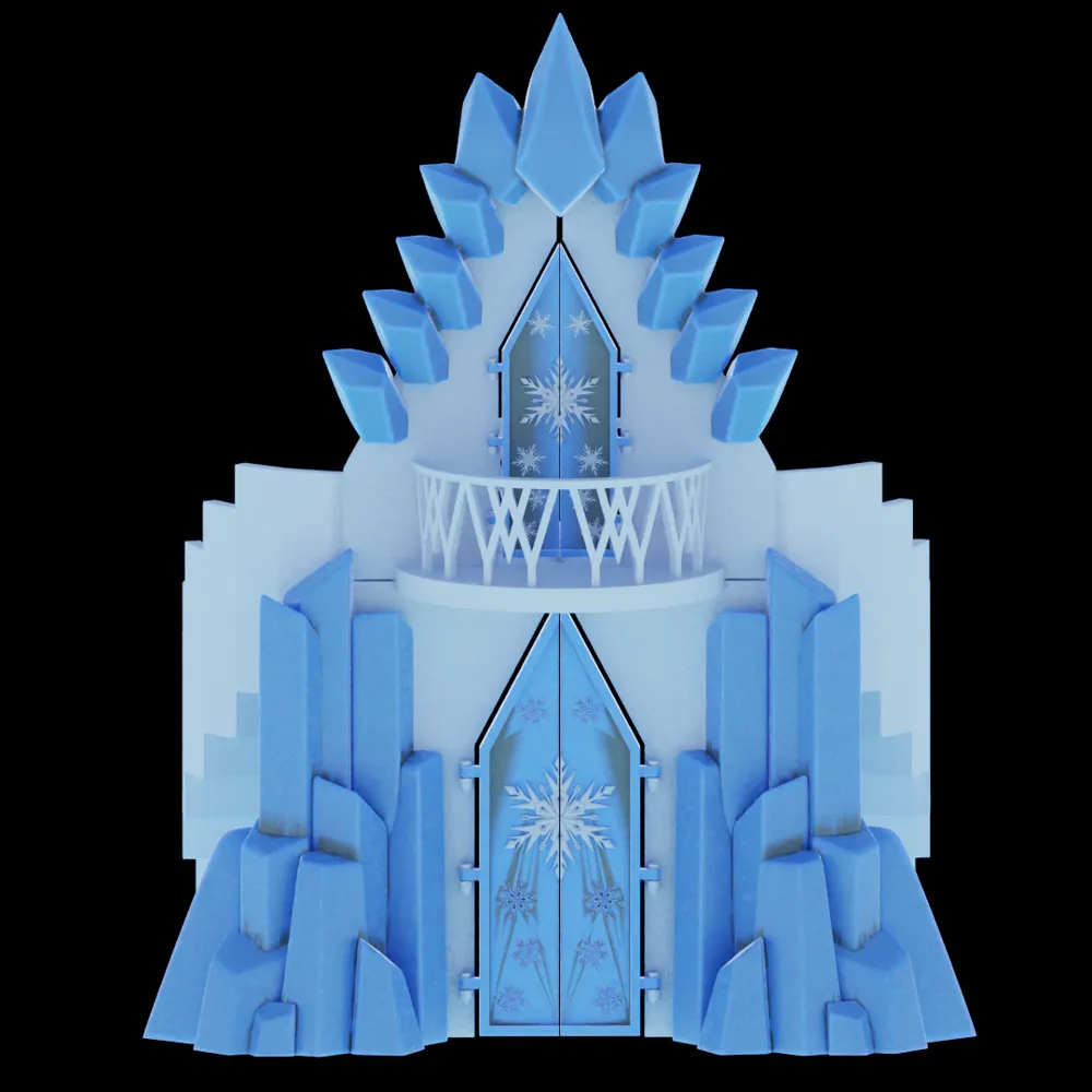 Disney Frozen Elsa’s Ice Palace 城堡 迪士尼 - Free 3D Print Model - MakerWorld