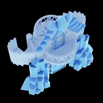 Disney Frozen Elsa’s Ice Palace 城堡 迪士尼 - Free 3D Print Model - MakerWorld