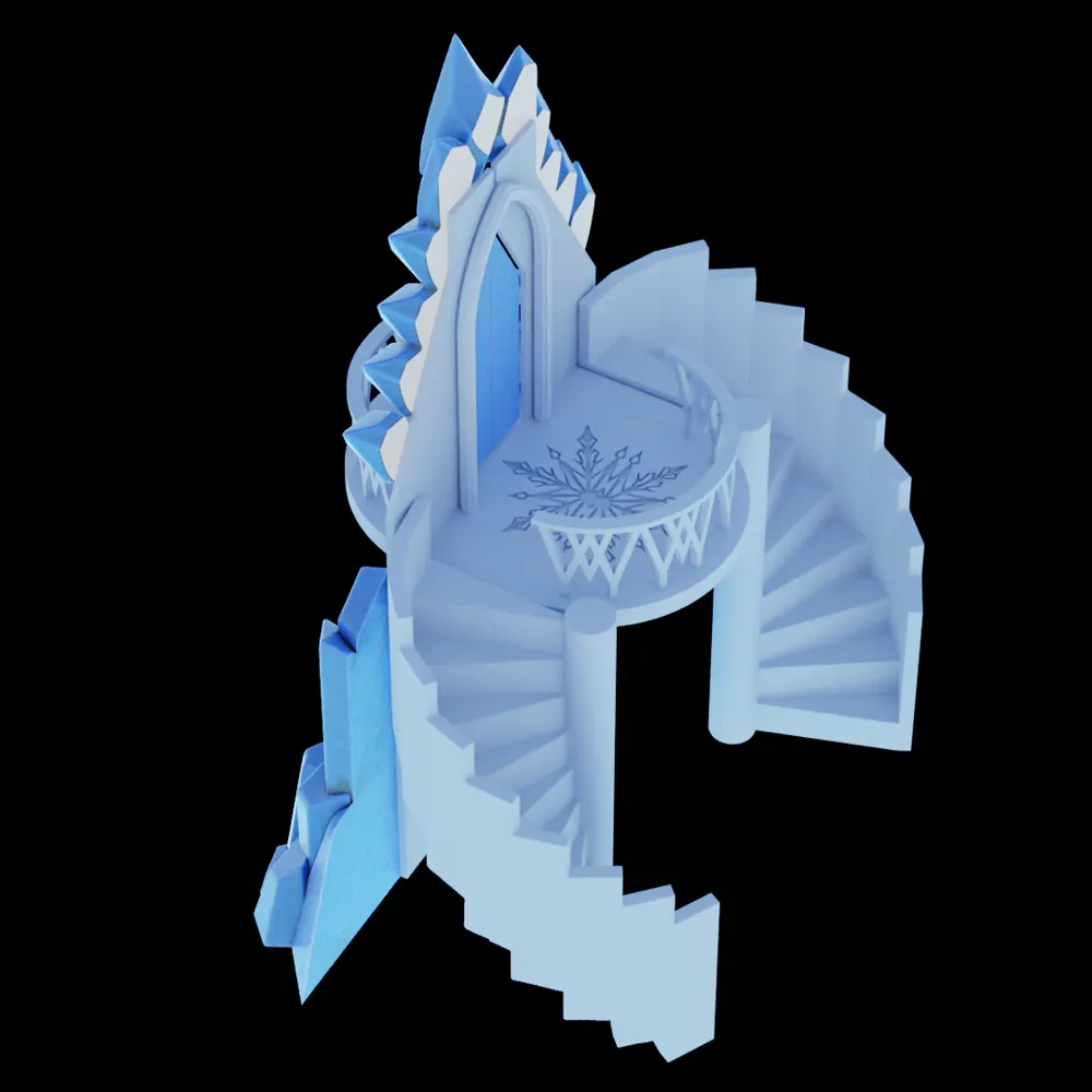 Disney Frozen Elsa’s Ice Palace 城堡 迪士尼 - Free 3D Print Model - MakerWorld