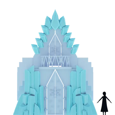 Disney Frozen Elsa’s Ice Palace 城堡 迪士尼 - Free 3D Print Model - MakerWorld