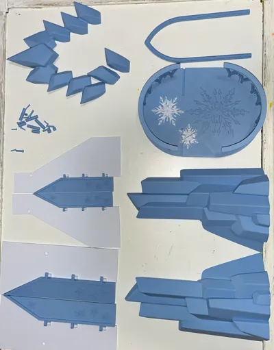 Disney Frozen Elsa’s Ice Palace 城堡 迪士尼 - Free 3D Print Model - MakerWorld