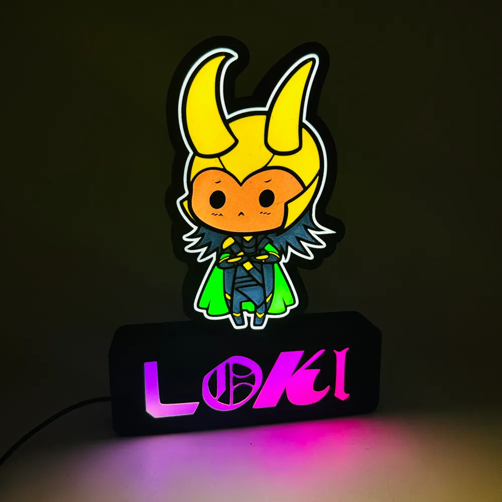 Loki Led Lamp by Smart3d by Gabriel Gomes - MakerWorld