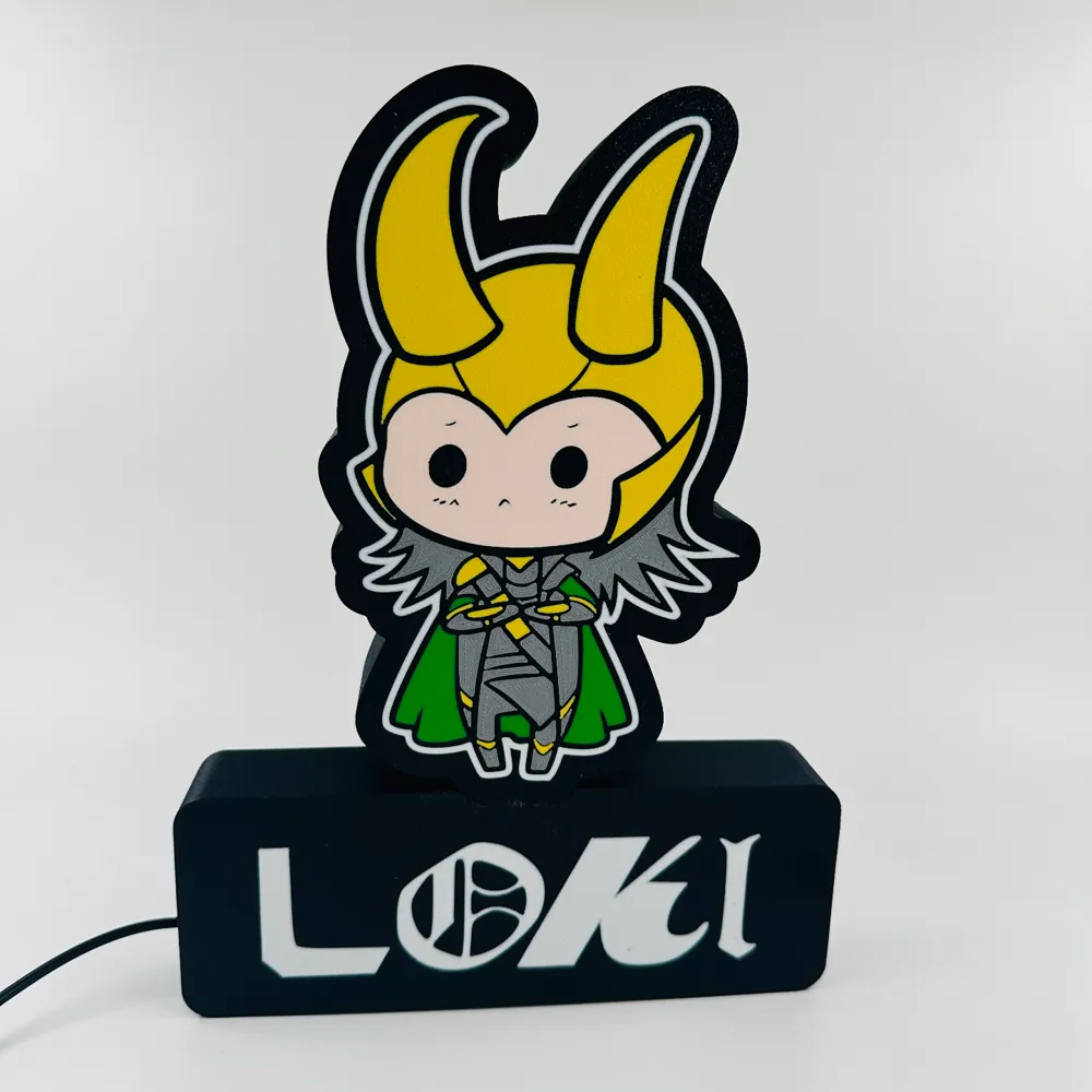 Loki Led Lamp by Smart3d by Gabriel Gomes - MakerWorld