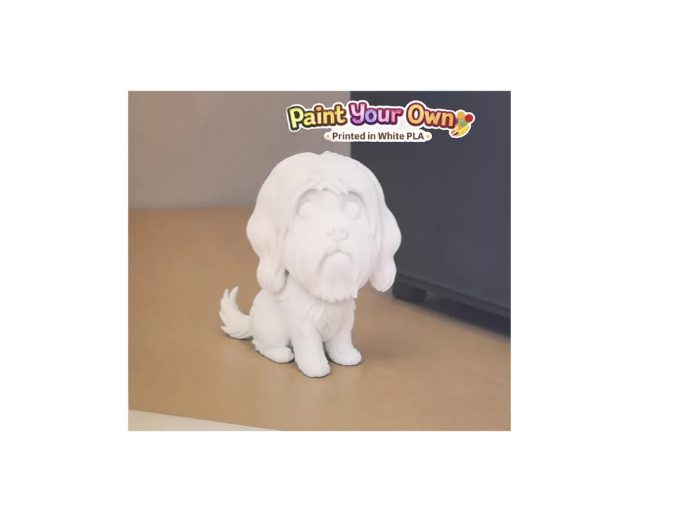 Figurine de Lhassa Apso / Shih Tzu / Chien maltais - Modèle d ...