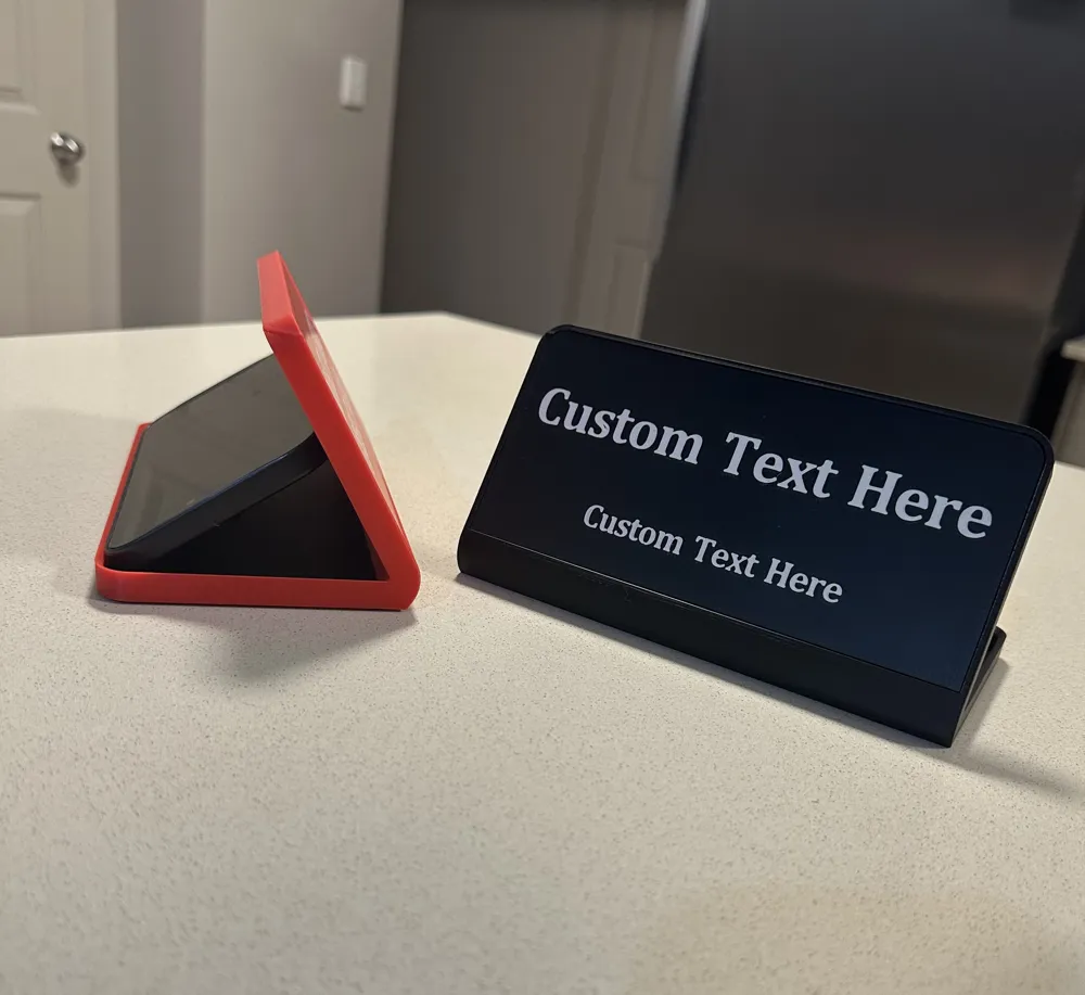 All in One Phone Stand, Desk Stand/Sign, Organiser by kingjamesbosca ...