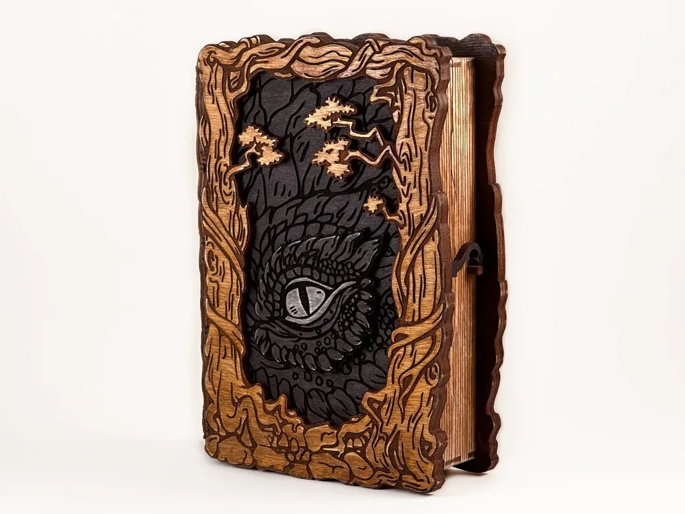 【NO AMS】 Dragon Book Box by QAQ MakerWorld: Download Free 3D Models