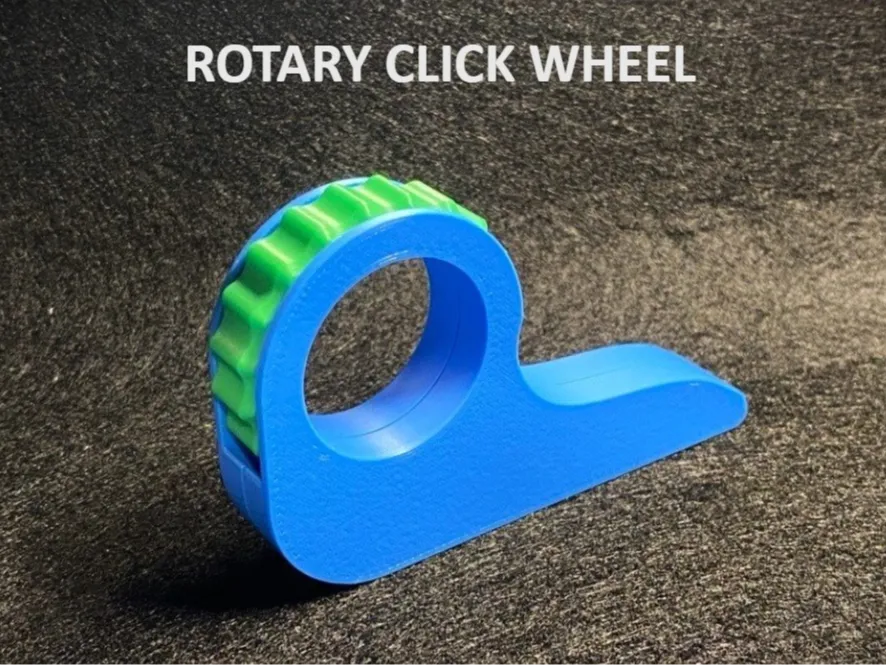 Rotary Click Wheel - Free 3D Print Model - MakerWorld